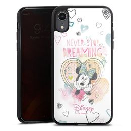 DeinDesign iPhone Xr Handy Silikon H&uuml;lle Case schwarz Handyh&uuml;lle Official Licensed Product Minnie Mouse Disney