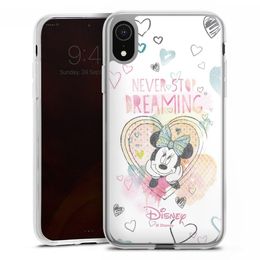 DeinDesign iPhone Xr Handy Silikon H&uuml;lle Case transparent Handyh&uuml;lle Official Licensed Product Minnie Mouse Disney Silikon Case