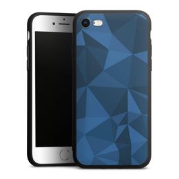 DeinDesign iPhone 8 Handy Premium Silikon H&uuml;lle Handyh&uuml;lle schwarz Case Geometric Abstract Muster Silikon Premium Case