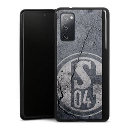 DeinDesign Galaxy S20 FE 5G Handy Silikon H&uuml;lle Case schwarz Handyh&uuml;lle Fc Schalke 04 Concrete Merchandise