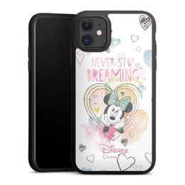 DeinDesign iPhone 11 Handy Premium Silikon H&uuml;lle Handyh&uuml;lle schwarz Case Official Licensed Product Disney Minnie Mouse Silikon Premium Case