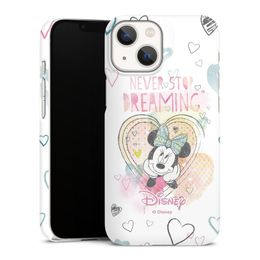 DeinDesign iPhone 13 Mini Handy Premium Case Smartphone Handyh&uuml;lle Schutzh&uuml;lle gl&auml;nzend Official Licensed Product Minnie Mouse Disney Premium Case