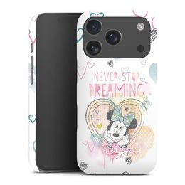 DeinDesign iPhone 17 Pro Handy Premium Case Smartphone Handyh&uuml;lle Schutzh&uuml;lle matt Official Licensed Product Minnie Mouse Disney Premium Case