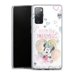 DeinDesign Galaxy S20 FE Handy Silikon H&uuml;lle Case transparent Handyh&uuml;lle Disney Minnie Mouse Official Licensed Product Silikon Case