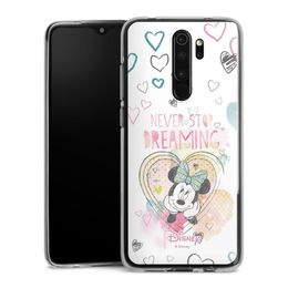 DeinDesign Xiaomi Redmi Note 8 Pro Handy Silikon H&uuml;lle Case transparent Handyh&uuml;lle Official Licensed Product Minnie Mouse Disney Silikon Case