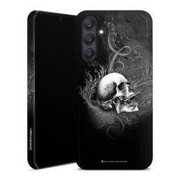 DeinDesign Galaxy A25 5G Handy Premium Case Smartphone Handyh&uuml;lle Schutzh&uuml;lle gl&auml;nzend Skulls Skull Gothic Premium Case