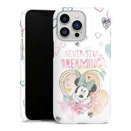 DeinDesign iPhone 13 Pro Handy Premium Case Smartphone Handyh&uuml;lle Schutzh&uuml;lle gl&auml;nzend Official Licensed Product Minnie Mouse Disney Premium Case