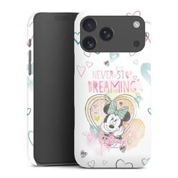 DeinDesign iPhone 17 Pro Max Handy Premium Case Smartphone Handyh&uuml;lle Schutzh&uuml;lle gl&auml;nzend Official Licensed Product Minnie Mouse Disney Premium Case