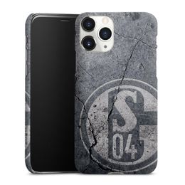 DeinDesign iPhone 11 Pro Handy Premium Case Smartphone Handyh&uuml;lle Schutzh&uuml;lle matt Fc Schalke 04 Concrete Merchandise Premium Case