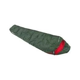 High Peak Mumienschlafsack Black Arrow ECO dunkelgr&uuml;n/rot