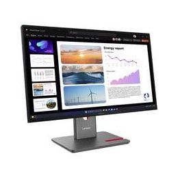 Lenovo ThinkVision P24Q-40, LED-Monitor 60.5 cm (23.8 Zoll), schwarz, QHD, IPS, HDMI, DP, USB-Hub, Daisy Chain