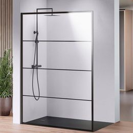 rivea Dia aireado Walk In Duschwand H: 200 cm, BR0003BM+BR000012,