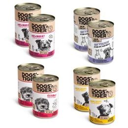 Dogs'n Tiger Dogs&rsquo;n Tiger Adult Hundefutter, Nassfutter, Mixpaket Sensibelchen 8 x 400 g