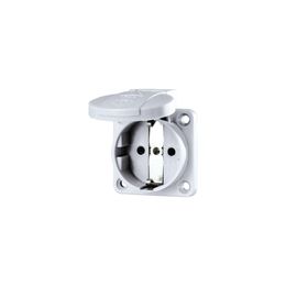 Mennekes Schuko-Anbau-Steckdose 16A,2p+E,230V,gr 11030)