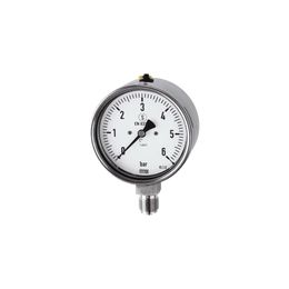 Riegler Mano, CrNi-Stahl, Sicherh., G 1/4 radial unten, -1/0,0 bar, &Atilde;&tilde; 63 (5050)
