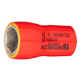 Hazet Steckschl&uuml;ssel-Einsatz Sechskant 880KV-16 Vierkant hohl 10 mm (3/8 Zoll) Au&szlig;en-Sechskant-Tractionsprofil 16 mm)