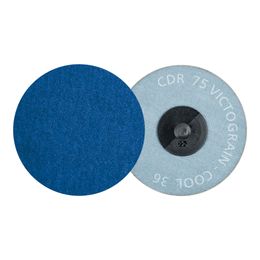 Pferd TOOLS COMBIDISC Schleifblatt CDR &Oslash; 75 mm VICTOGRAIN-COOL36 f&uuml;r Stahl und Edelstahl (42799003)