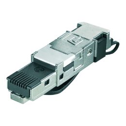 Weidm&uuml;ller Weidm&uuml;ller Stecker RJ45 werkzeuglos IE-PS-RJ45-FH-BK (1963600000)