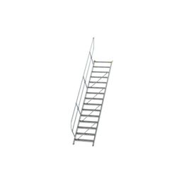 MUNK Aluminium-Treppe Stufen 45&deg; 15 Stufen (600275)