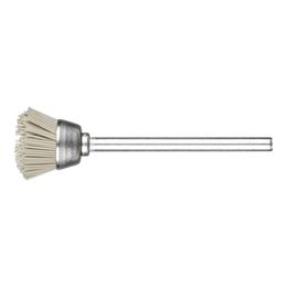 Pferd TOOLS Miniatur- Topfb&uuml;rste TBU &Oslash;18 mm Schaft-&Oslash;3 mm DIAMANT-Filament-&Oslash;0,40 Korn 400 (47701648)