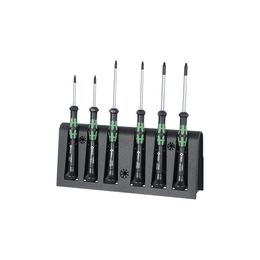 Wera Elektronik-Schraubendreher-Satz, f&uuml;r TX, Kraftform Micro, 6-teilig (05259119001)