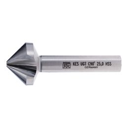 Pferd TOOLS HSS Kegel-und Entgratsenker UGT 90&deg; &Oslash; 25 mm Schaft-&Oslash; 10 mm DIN 335 C mit Ungleichteilung (25202177)