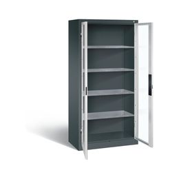 C+P Werkzeugschrank Acurado, H1950xB930xT500mm, Front Lichtgrau, Korpus Anthrazitgrau (8921-055) ; C + P M&ouml;belsysteme (8921-055|S10383)