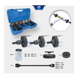 Brilliant Tools Zug- und Druckh&uuml;lsen-Satz, mit 4 Spindeln, 26-tlg (BT672450)