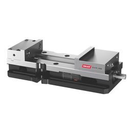 HOLEX Station&auml;rer Maschinenschraubstock aus Grauguss mit Prismenbacken (Typ:150I) f&uuml;r Bohr- und Fr&auml;smaschinen, 362175 150l (362175 150I)