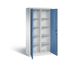 C+P Werkzeugschrank Acurado, H1950xB930xT500mm, Front Fernblau, Korpus Lichtgrau (8921-311) ; C + P M&ouml;belsysteme (8921-311|S10277)