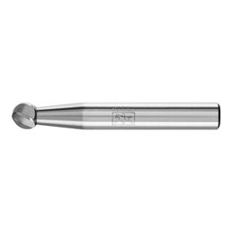Pferd TOOLS Hartmetall Hochleistungsfr&auml;sstift ALU Kugel KUD &Oslash; 06x05mm Schaft-&Oslash; 6mm f&uuml;r Alu/NE Metalle (21112586)