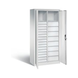 C+P Werkzeugschrank Acurado, H1950xB930xT500mm, Front Lichtgrau, Korpus Lichtgrau (8921-303) ; C + P M&ouml;belsysteme (8921-303|S10039)