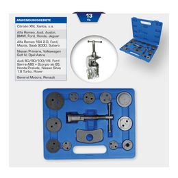 Brilliant Tools Universal-Bremskolben-R&uuml;ckstellwerkzeug-Satz, 13-tlg (BT701000)