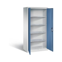 C+P Werkzeugschrank Acurado, H1950xB930xT600mm, Front Fernblau, Korpus Lichtgrau (8922-00) ; C + P M&ouml;belsysteme (8922-00|S10770)