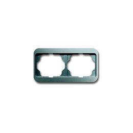 BUSCH-JAEGER Rahmen 2-fach titan, waager.,alpha 1722-266 (2CKA001754A4392)