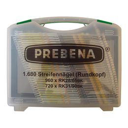 Prebena Rundkopfn&auml;gel im Handwerker-Koffer RK-BOX)