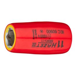 Hazet Steckschl&uuml;ssel-Einsatz Sechskant 880KV-11 Vierkant hohl 10 mm (3/8 Zoll) Au&szlig;en-Sechskant-Tractionsprofil 11 mm)