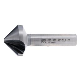 Pferd TOOLS HSSE Co5 Kegel-und Entgratsenker 90&deg; &Oslash; 31 mm Schaft-&Oslash; 12 mm DIN 335 C mit Ungleichteilung (25202189)