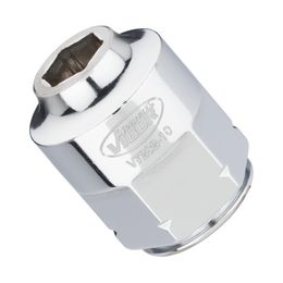 Vigor Steckschl&uuml;ssel-Einsatz superflach V7202-10 Vierkant hohl 12,5 mm (1/2 Zoll) Au&szlig;en-Sechskant Profil 10)