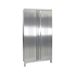 Stumpf Edelstahl-Umweltschrank Cabinox, 1800x900x400mm, Sockelf&uuml;&szlig;e ; Stumpf Metall (470-031-40)