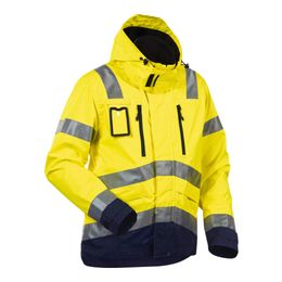 BLAKL&Auml;DER Blakl&auml;der Warnschutz-Funktionsjacke, gelb / marineblau, Unisex-Gr&ouml;&szlig;e: 2XL (483719773389XXL)