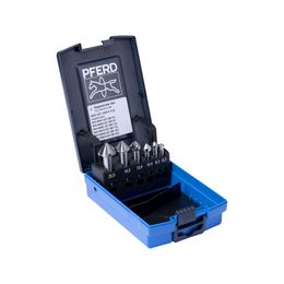 Pferd TOOLS HSS-Kegelsenker-Set UGT 6-tlg. DIN 335 C 90&deg; mit Ungleichteilung (25202192)