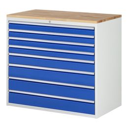 Rau Schubladenschrank Buche-Top und 8 x Schubl.-XXL 4x90 1x120 3x150mm (03-XXL7.8A-B.11)