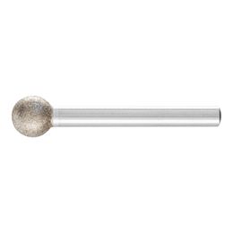 Pferd TOOLS CBN-Schleifstift Kugel &Oslash; 12,0mm Schaft-&Oslash; 6 mm B126 (mittel) zum Gravieren und Entgraten (36312010)