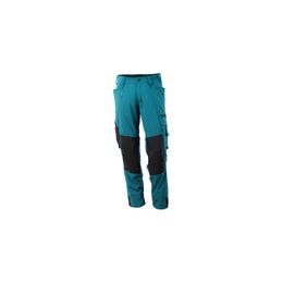 Mascot Hose mit Knietaschen, Stretchstoff Hose Gr&ouml;&szlig;e 82C58, Dunkelpetroleum (17179-311-44-82C58)