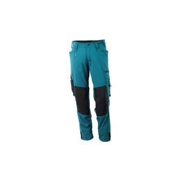 Mascot Hose mit Knietaschen, Stretchstoff Hose Gr&ouml;&szlig;e 82C60, Dunkelpetroleum (17179-311-44-82C60)