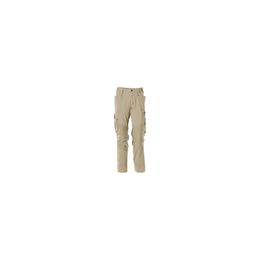 Mascot Hose mit Knietaschen, Stretchstoff Hose Gr&ouml;&szlig;e 90C46, hellkhaki (17179-311-55-90C46)