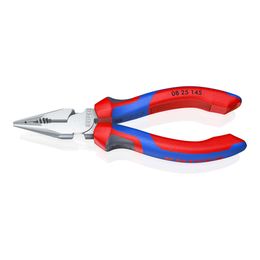 Knipex 08 25 145 Spitz-Kombizange mit Comfort-Griffen verchromt 145 mm)