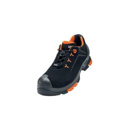 Uvex 2 Sicherheitshalbschuhe S3 SRC aus Mikrovelours, Weite 10, Gr&ouml;&szlig;e 43, Uvex xenova Kunststoffkappe (6508143)
