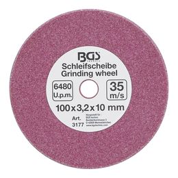 BGS-technic BGS Schleifscheibe f&uuml;r Art. 3180 &Oslash; 100 x 3,2 x 10 mm ; BGS technic (3177)